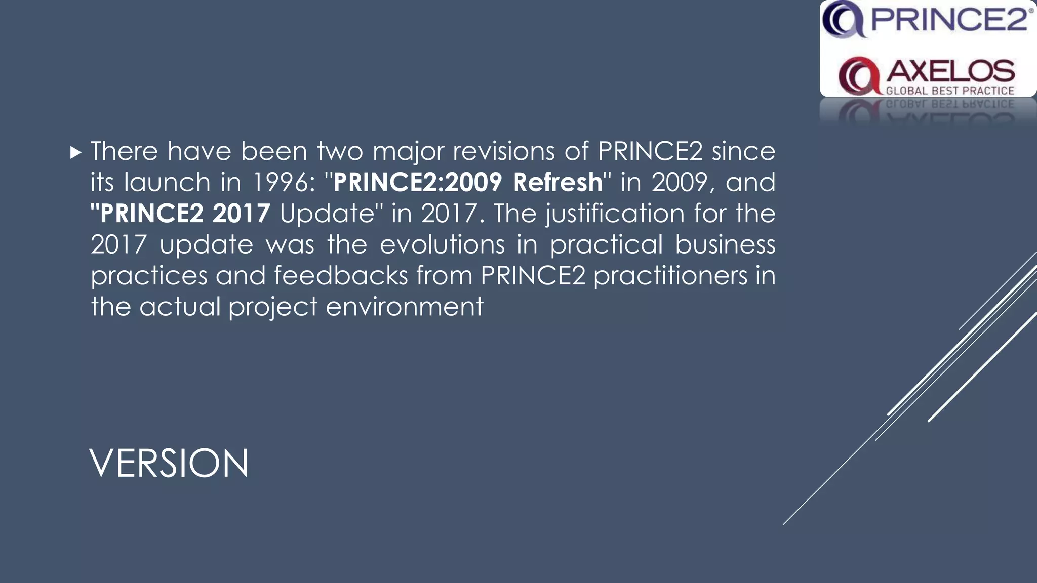 Project management intro from prince2 foundation | PPT