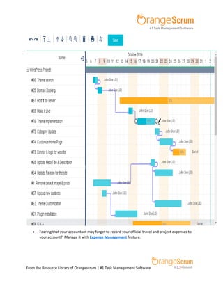 Project management is now fun and easy with orangescrum | PDF