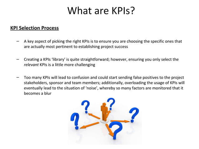 Project Management KPIs | PPT | Operating Systems | Computer Software ...