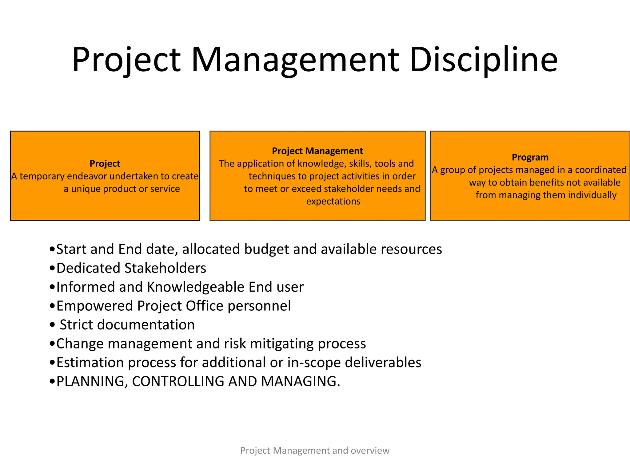 Project Management Lecture 33 Pptx