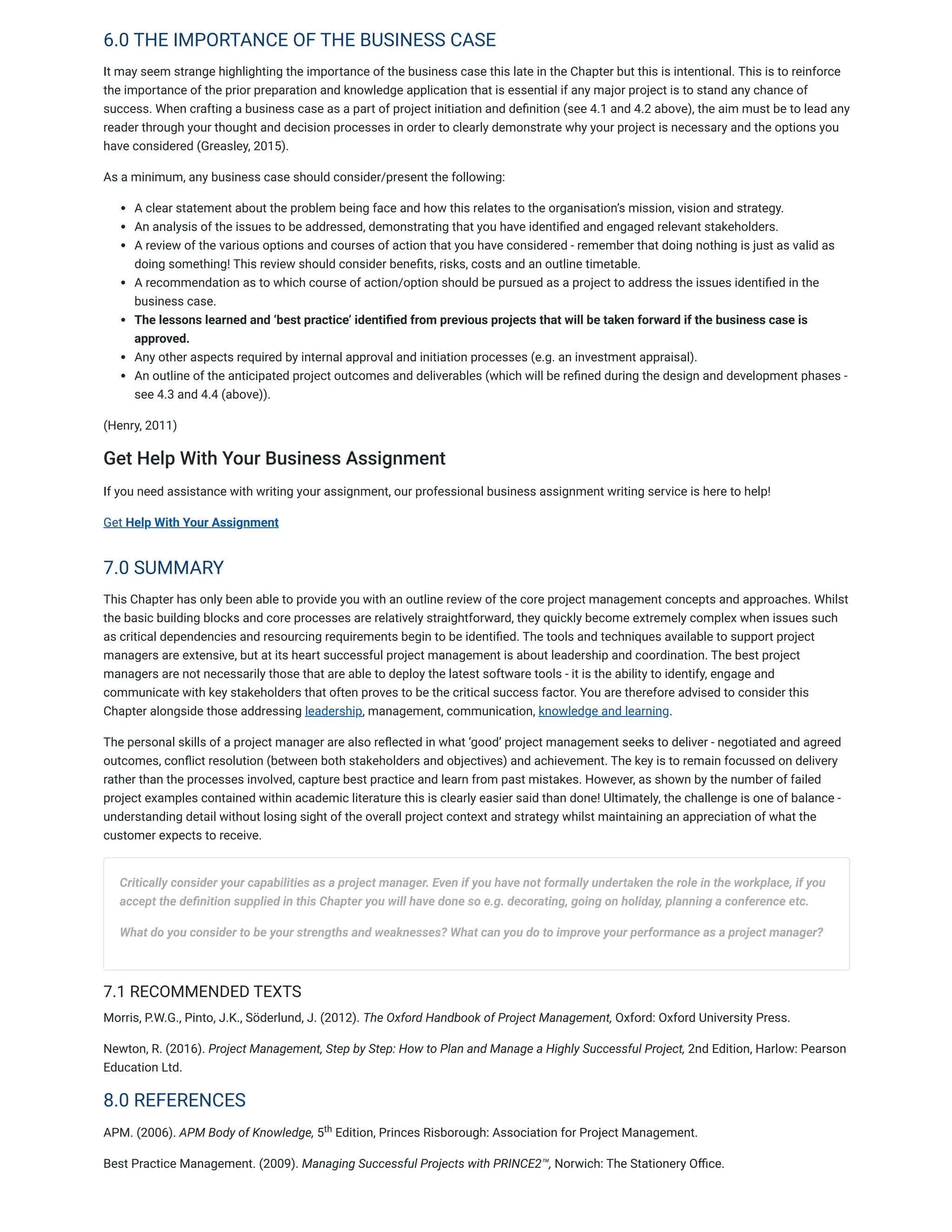 Project Management Lecture Notes for public health | PDF