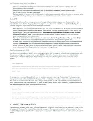 Project Management Lecture Notes for public health | PDF