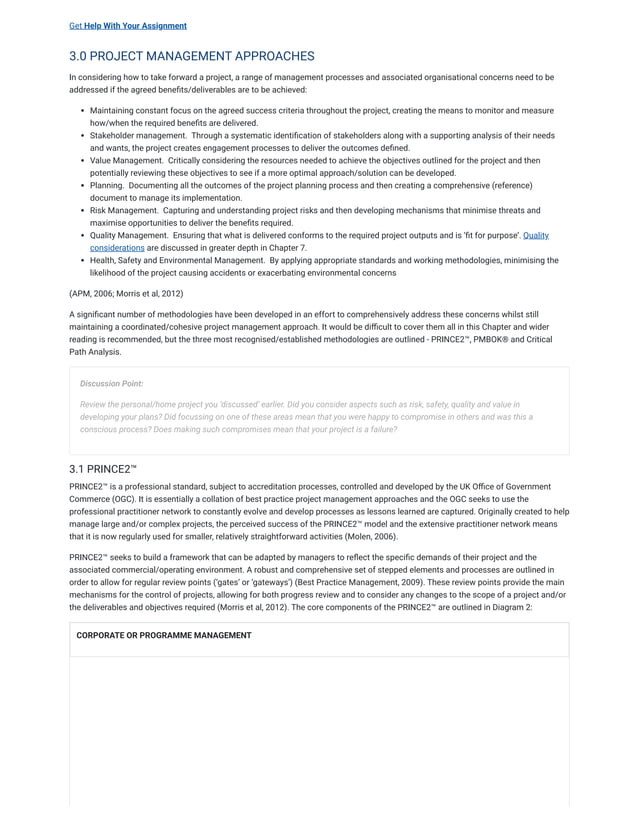 Project Management Lecture Notes for public health | PDF