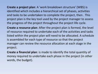 Project management life cycle | PPTX