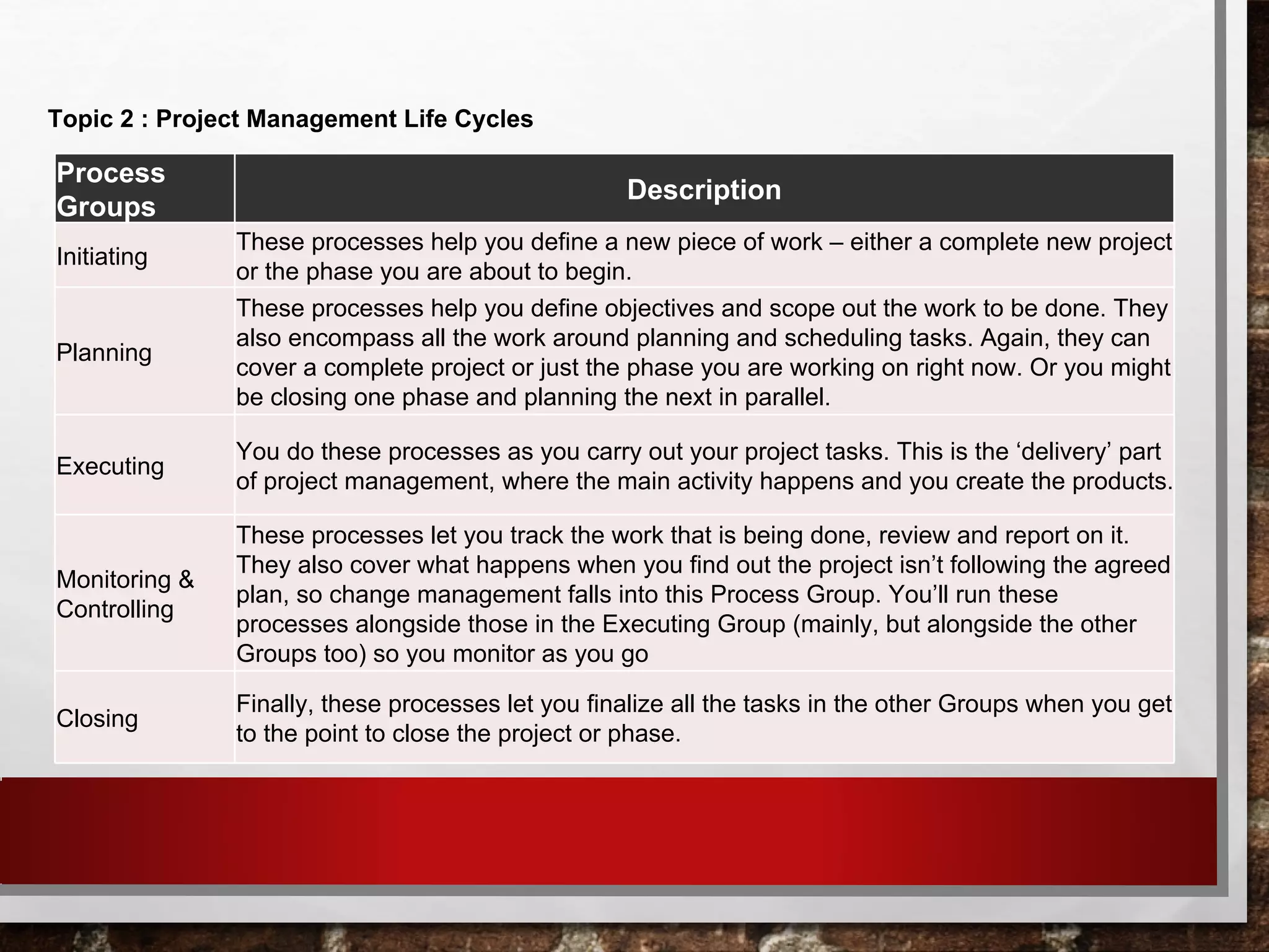 Project Management Life Cycle | PDF