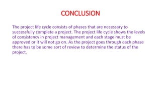 Project management life cycle | PPTX