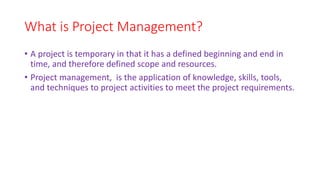 Project management life cycle | PPTX