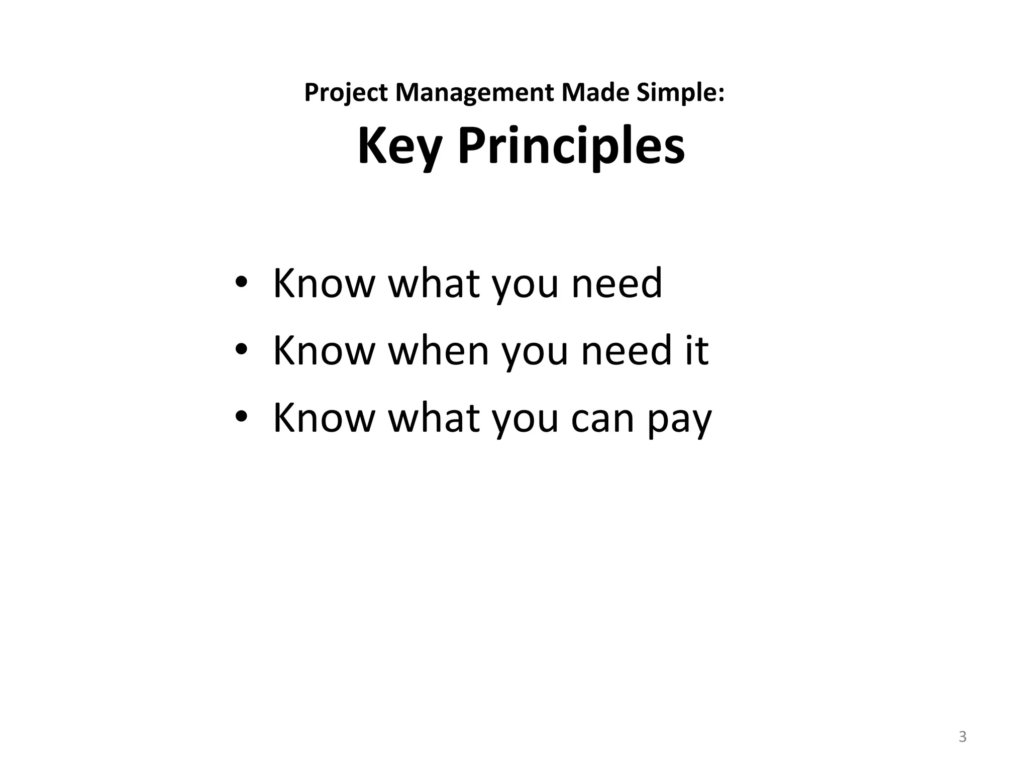 Project Management: "made simple" using quick connects | PPT | Business ...