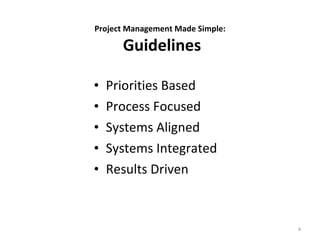 Project Management: "made simple" using quick connects | PPT | Business ...