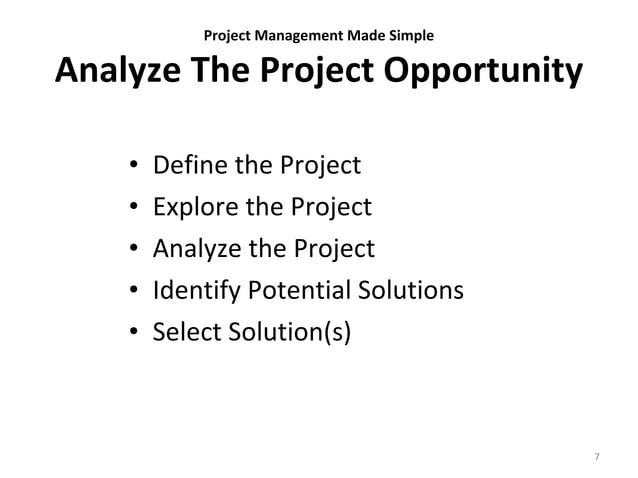 Project Management: "made simple" using quick connects | PPT | Business ...