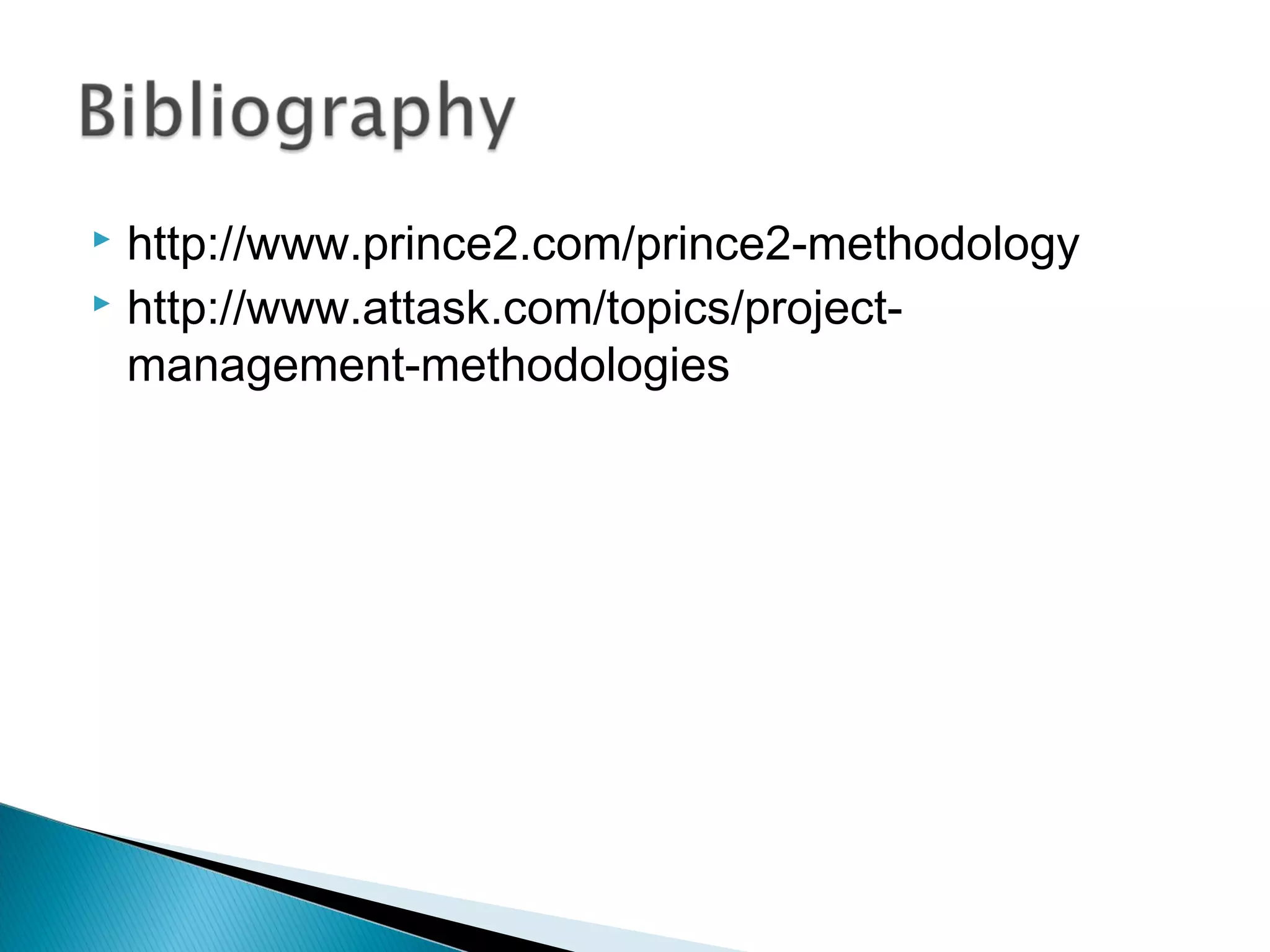 Project management methodologies | PPT
