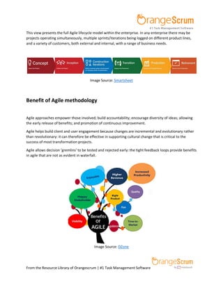 Project Management Methodologies Orangescrum Tutorial | PDF