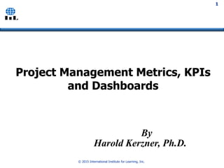 Project management metrics, kpi is and dashboards | PPT