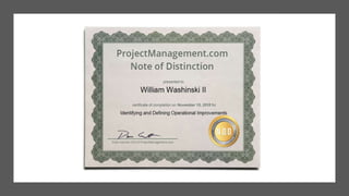 Project Management Notes of Distinction | PPTX
