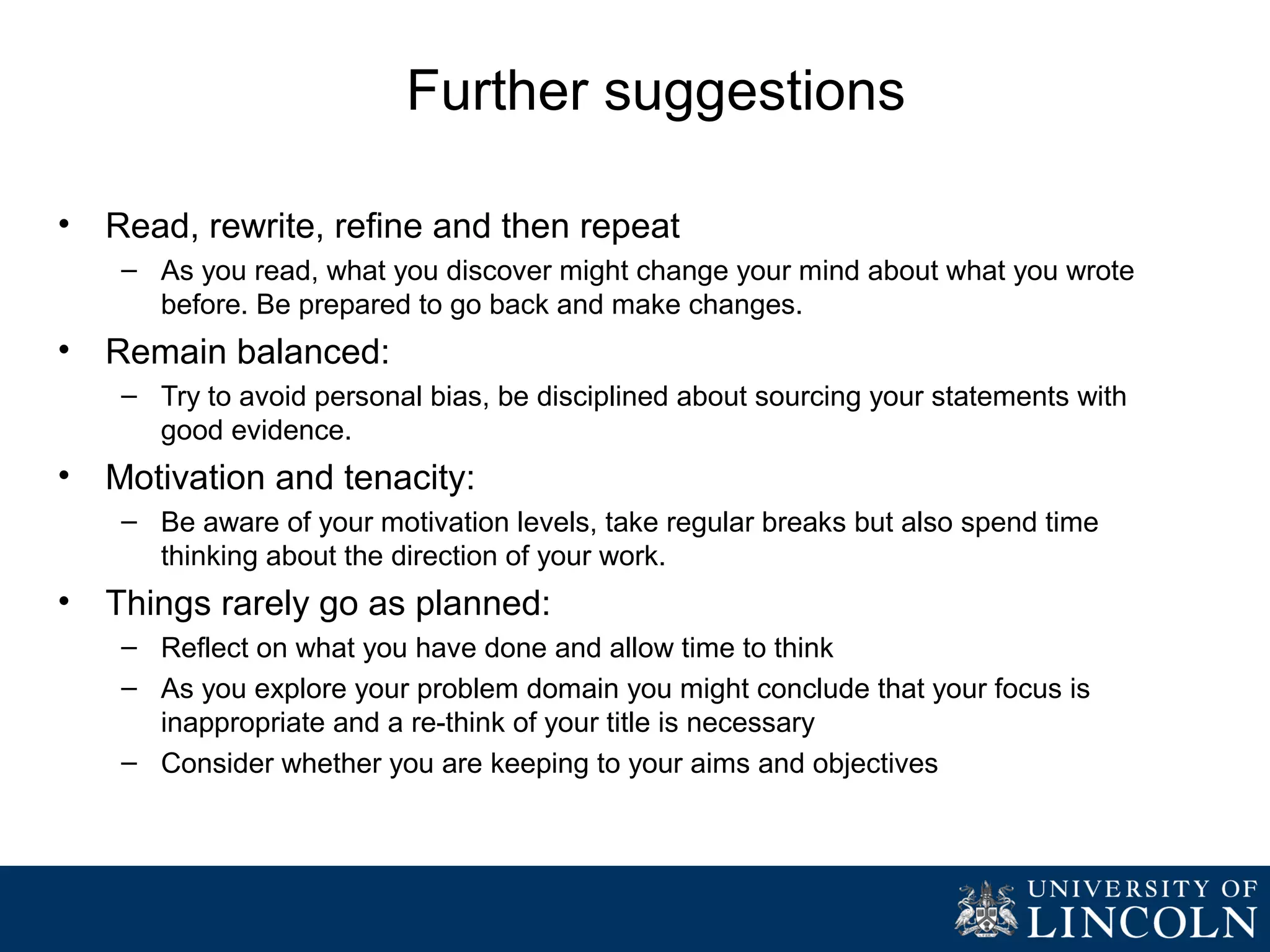 Project management of a 4000 word essay | PPT