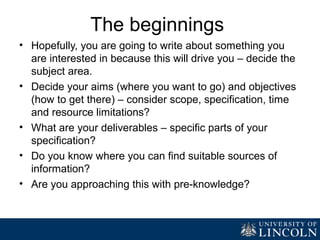 Project management of a 4000 word essay | PPT