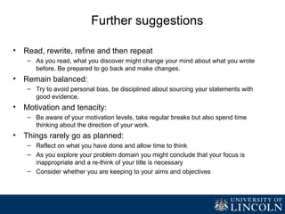 Project management of a 4000 word essay | PPT