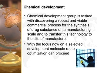 Project management of chemical, analytical, and formulation development ...