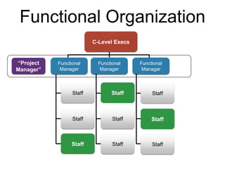 Project Management Organizational Structures | PPTX