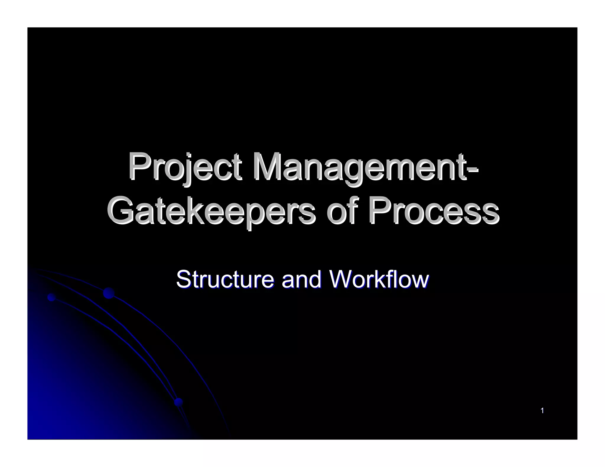 Project Management Overview | PDF