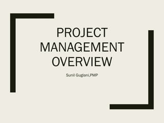 Project management overview | PPT