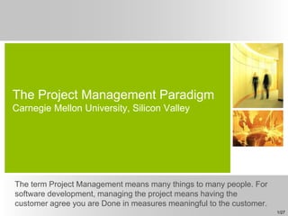 Project management paradigm | PPT