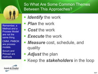 Project management paradigm | PPT