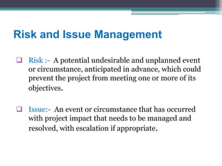 Project management plan | PPTX