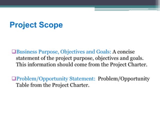 Project management plan | PPT