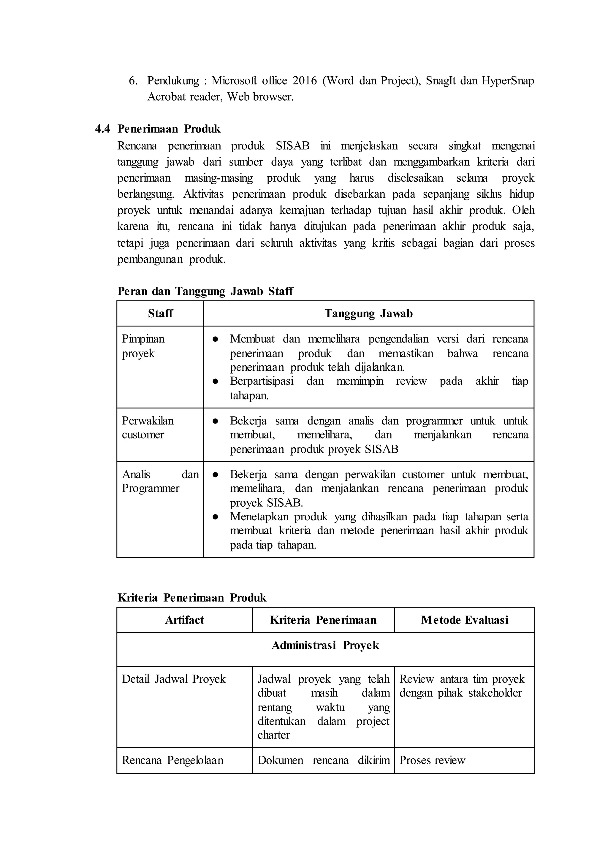 Proposal Project Management Plan | DOCX