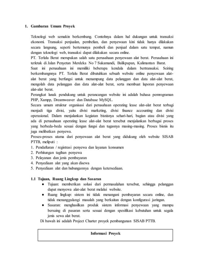 Proposal Project Management Plan | DOCX