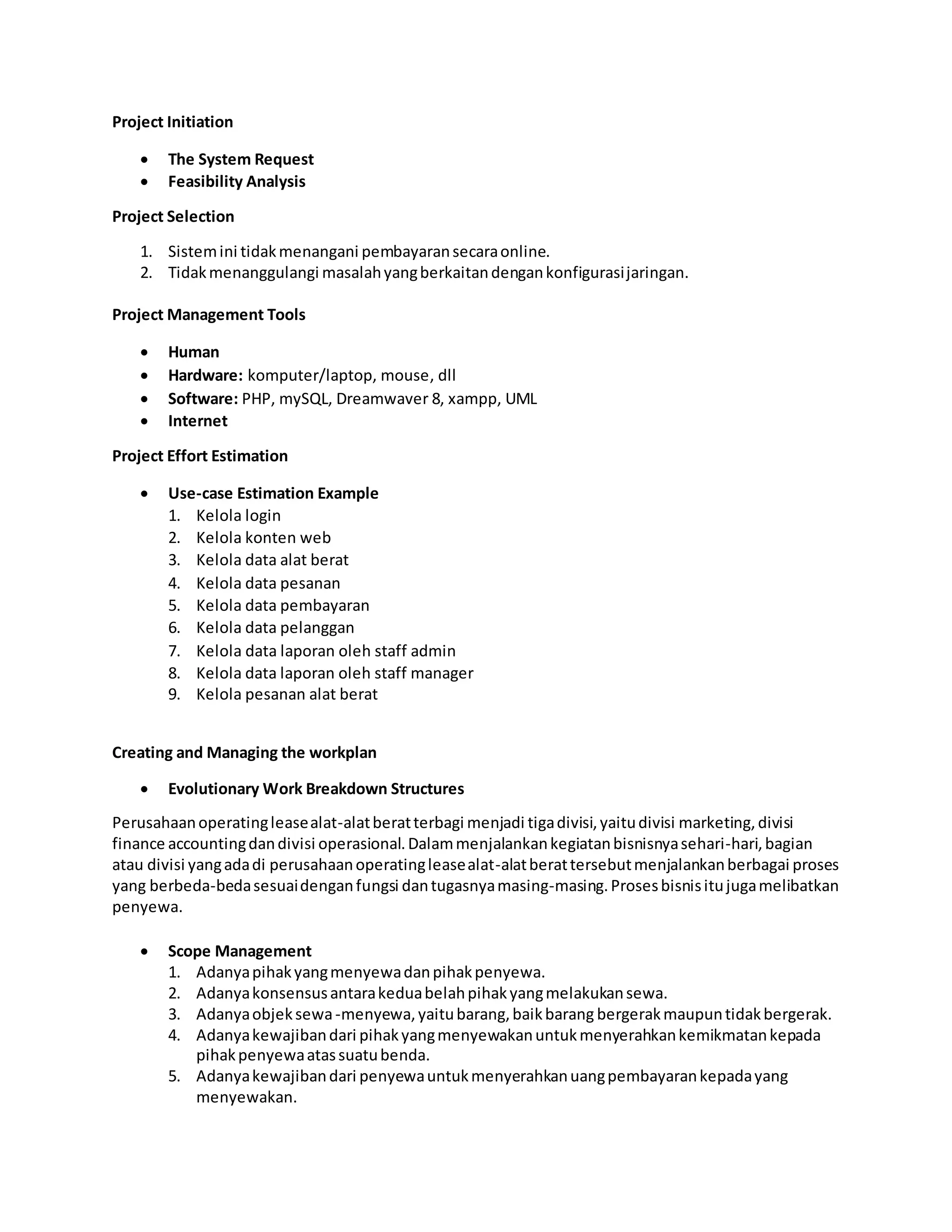 Identification Project Management Plan | DOCX