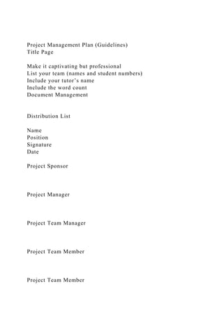 Project Management Plan (Guidelines)Title PageMake it captiv.docx