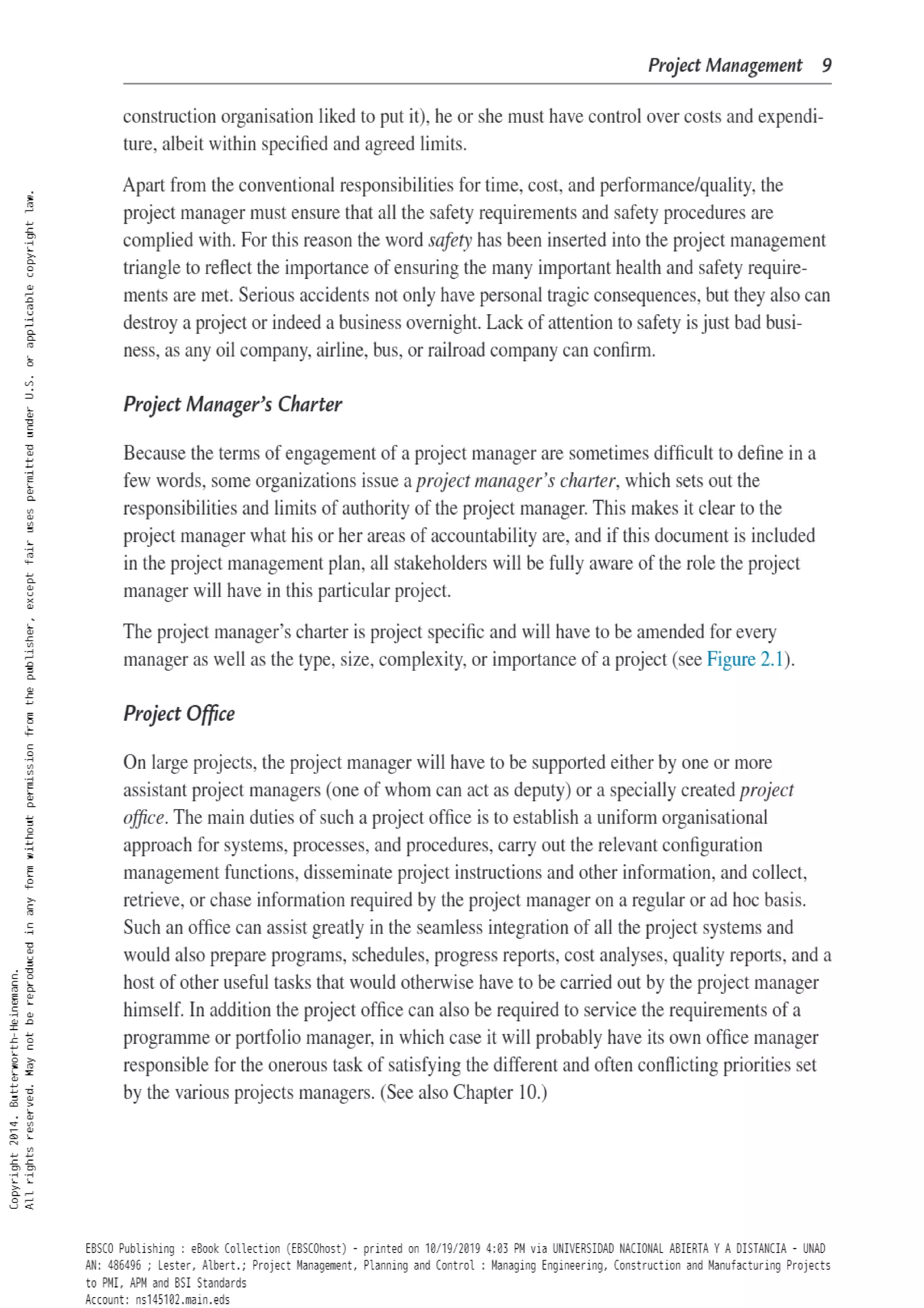 Project management, planning and control | PDF