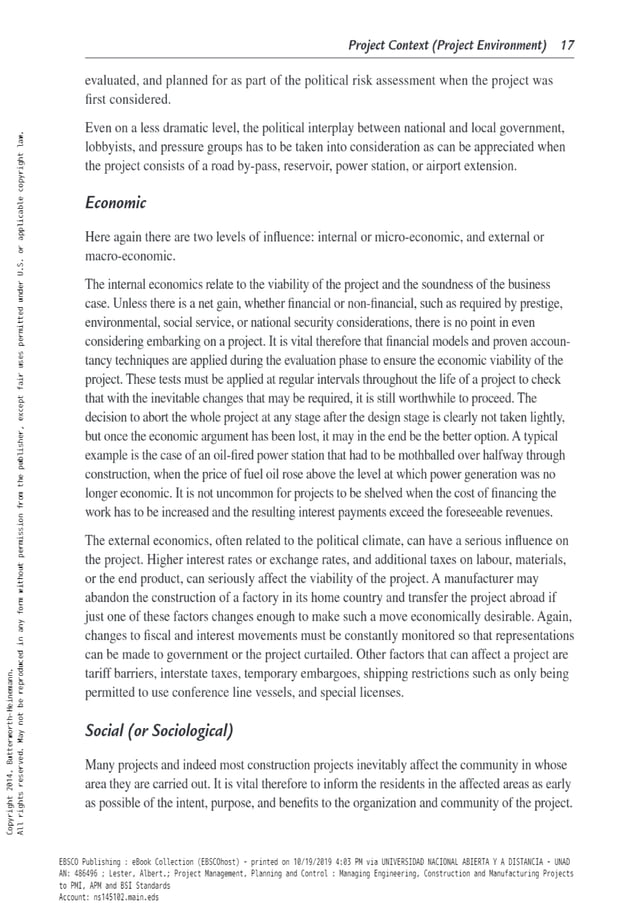 Project management, planning and control | PDF