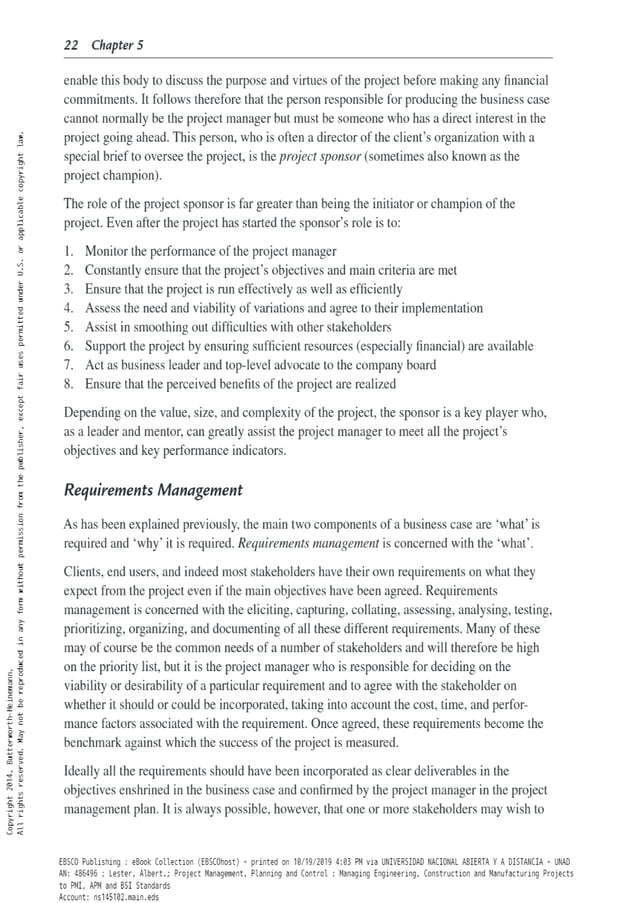 Project management, planning and control | PDF