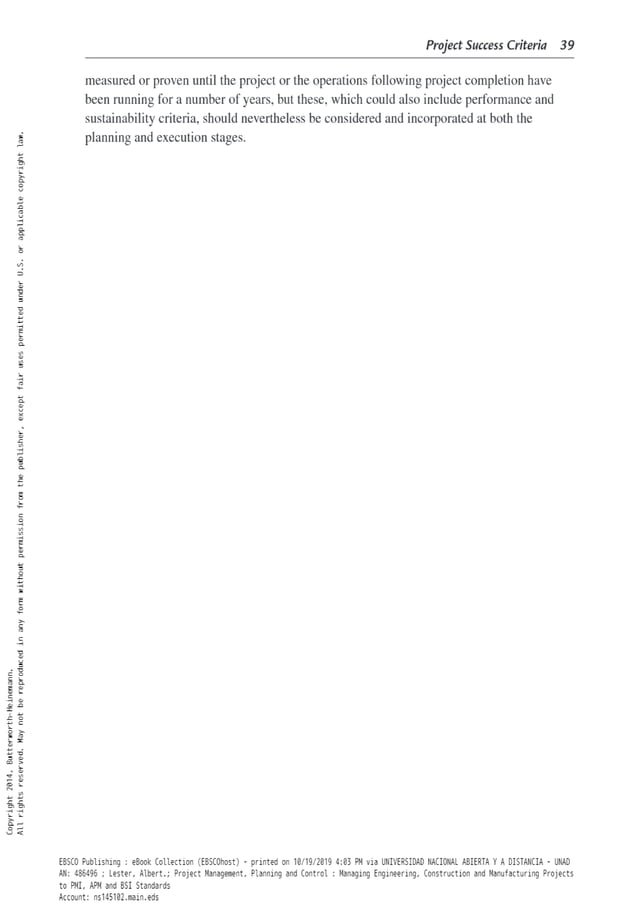 Project management, planning and control | PDF