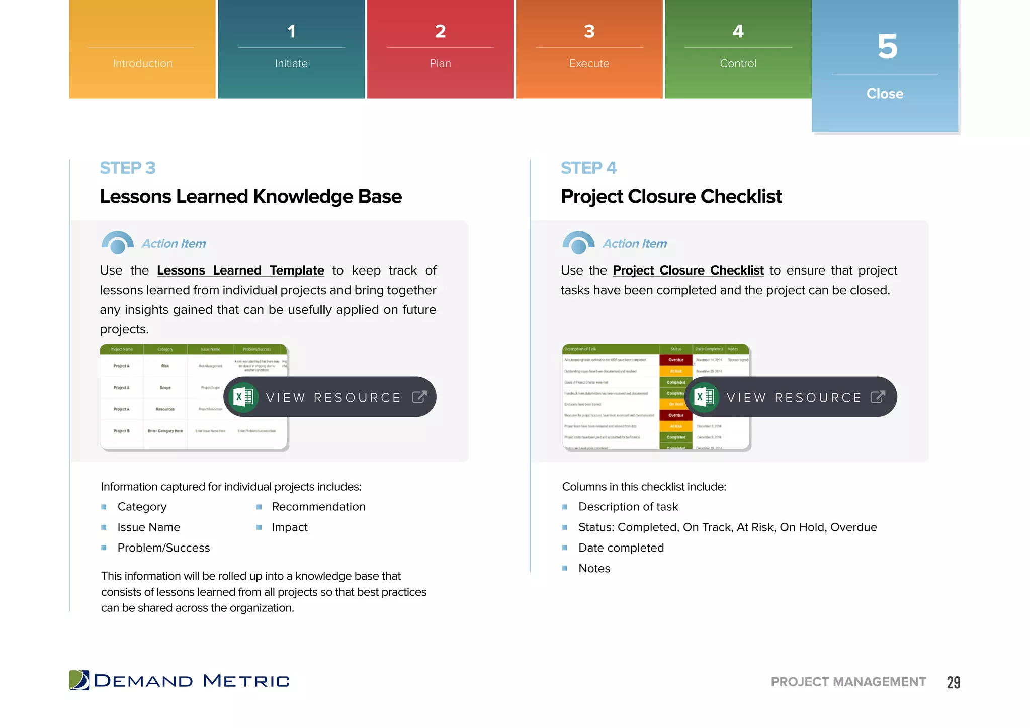 Project Management Playbook | PDF
