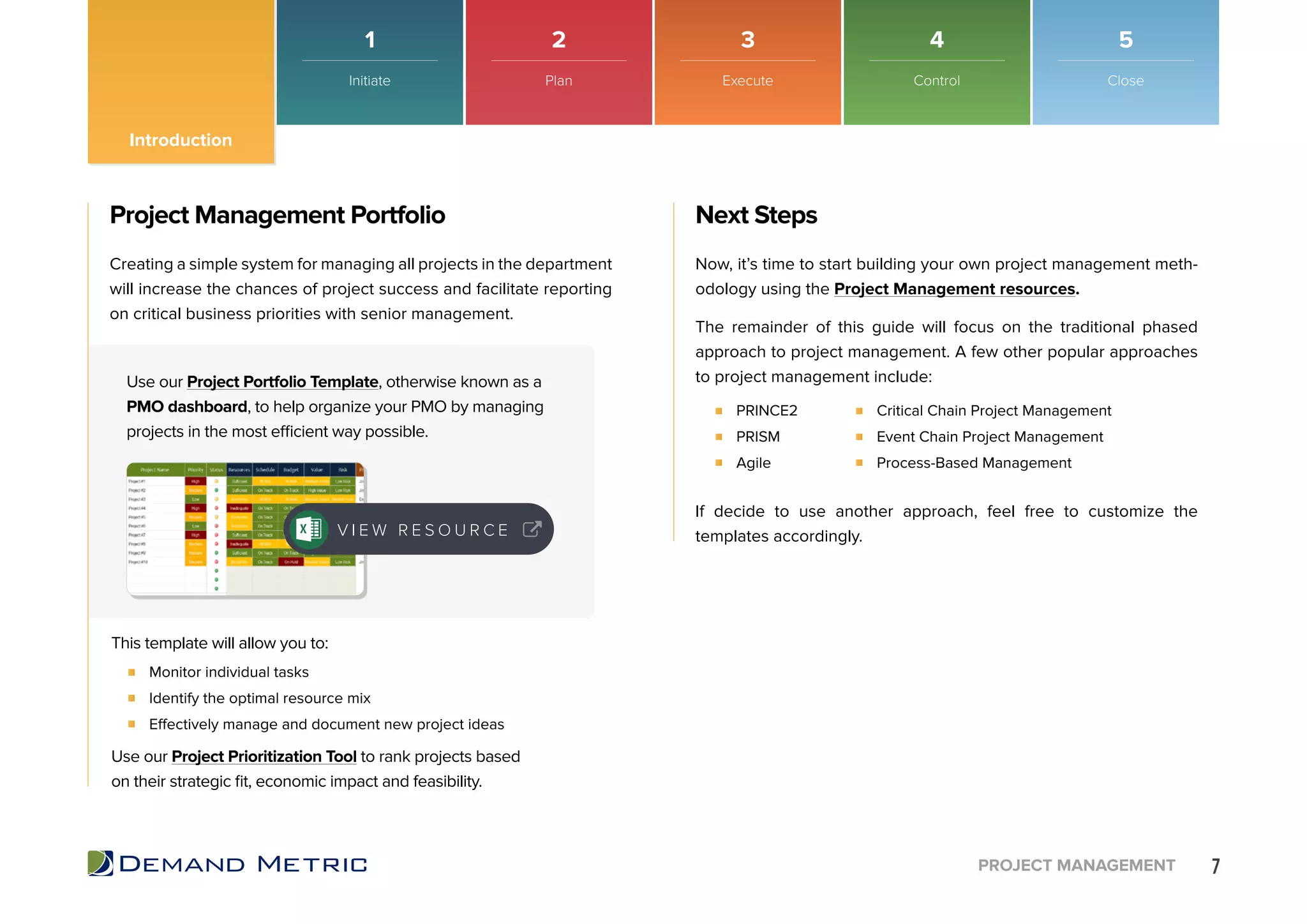 Project Management Playbook | PDF