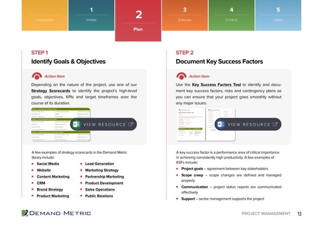 Project Management Playbook | PDF