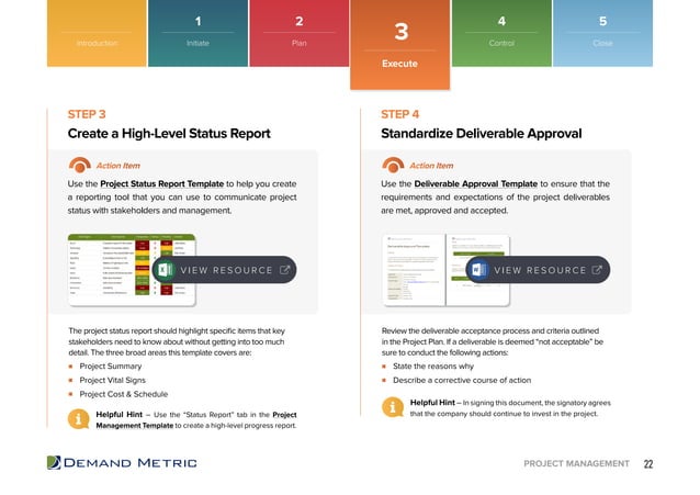Project Management Playbook | PDF