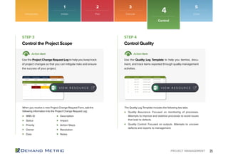 Project Management Playbook | PDF