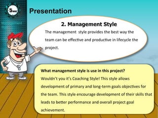 Project management presentation | PPT