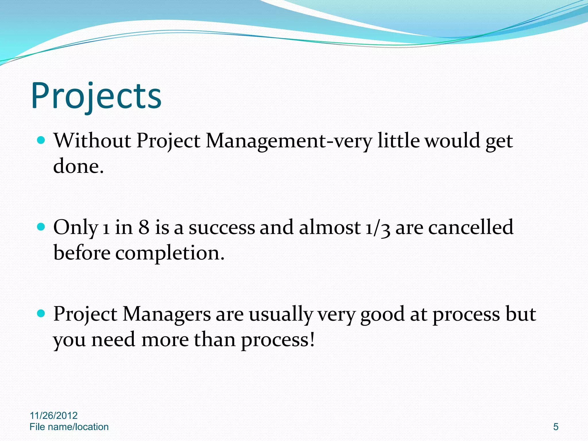 Project management presentation final | PPTX