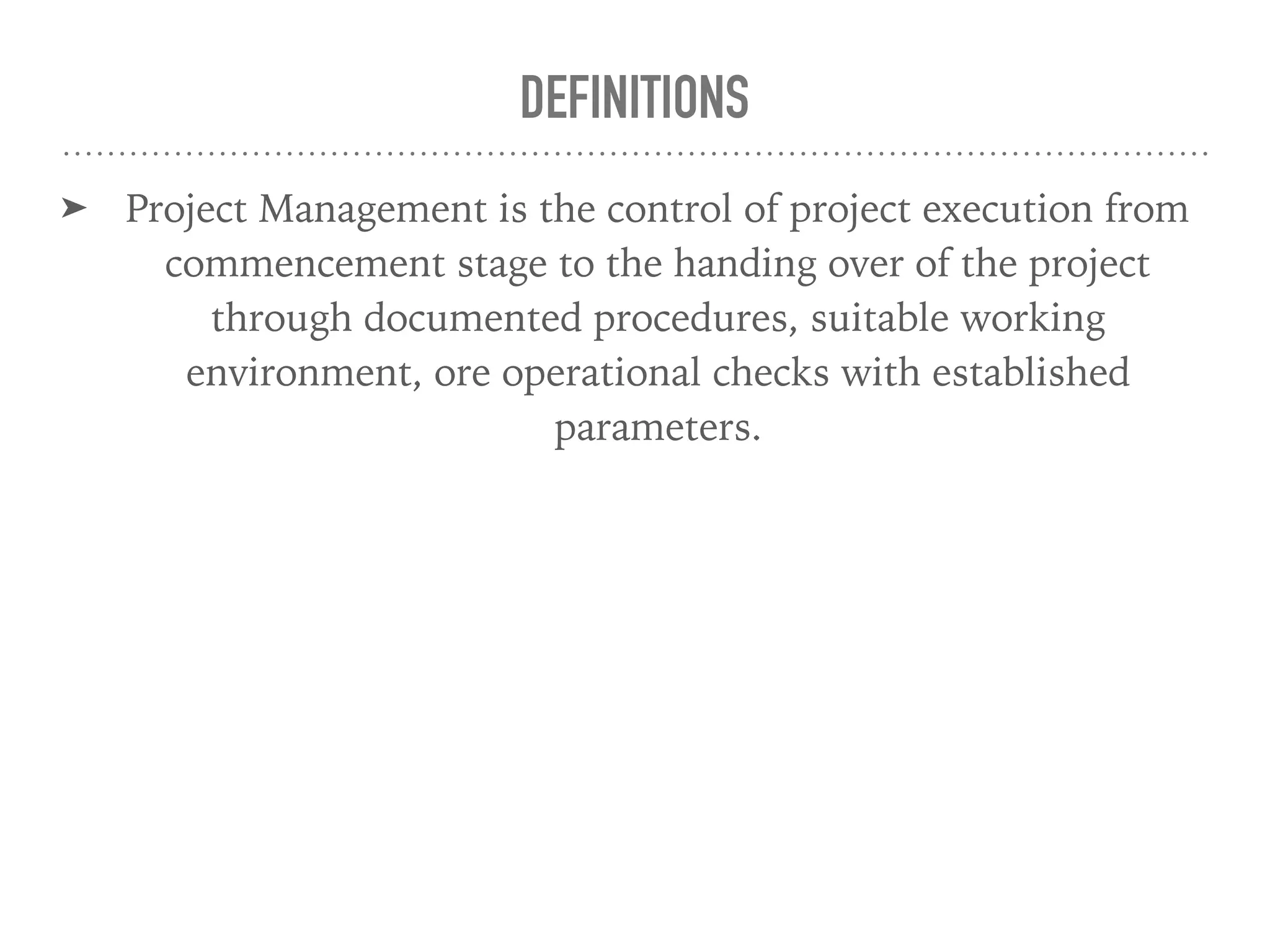 Project Management Procedures | PPT