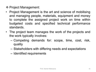 Project management process_Infrastructure Engineering and Management ...