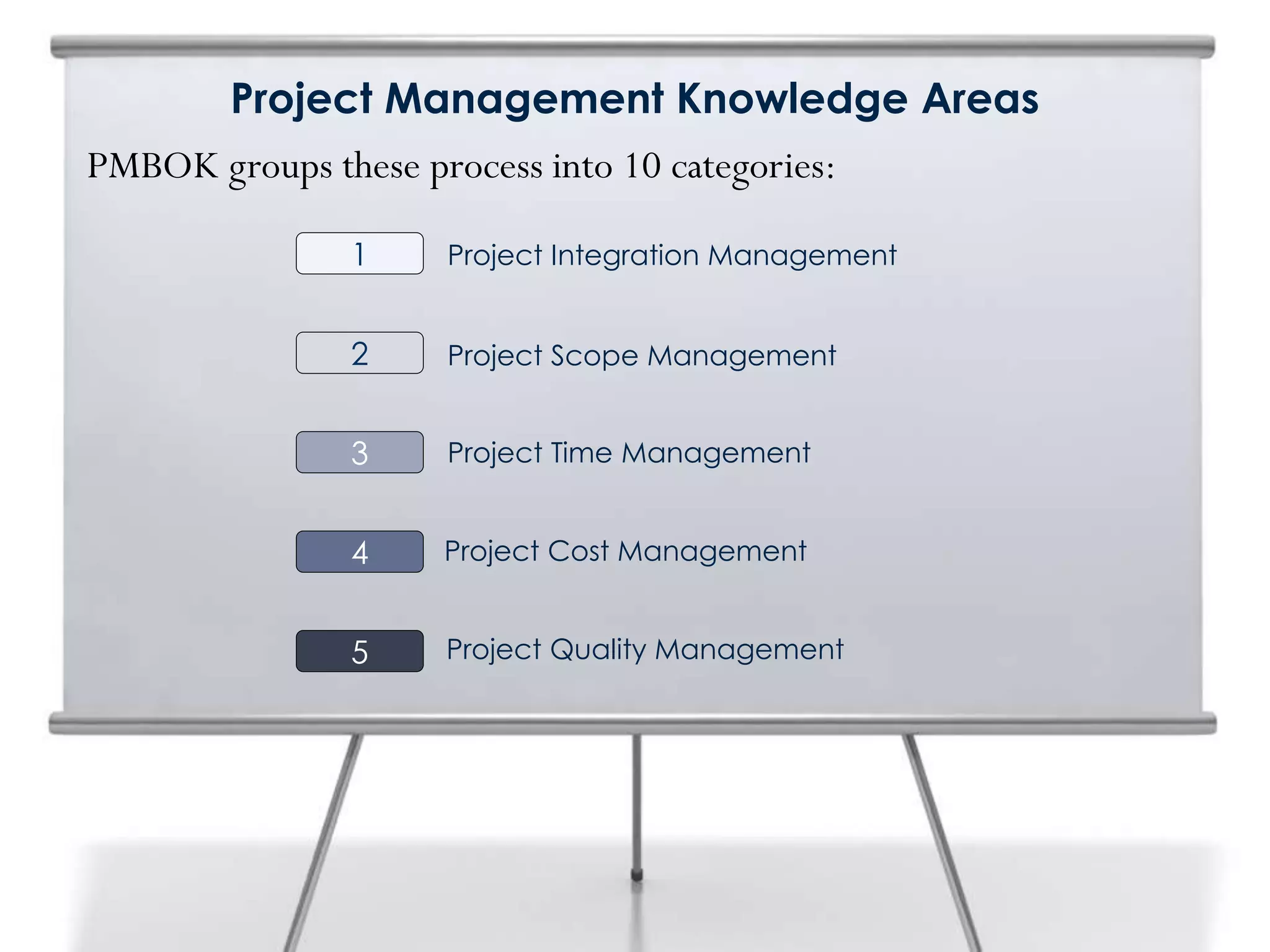 Project management process and Project Management Knowledge areas | PPTX