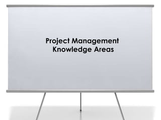 Project management process and Project Management Knowledge areas | PPTX