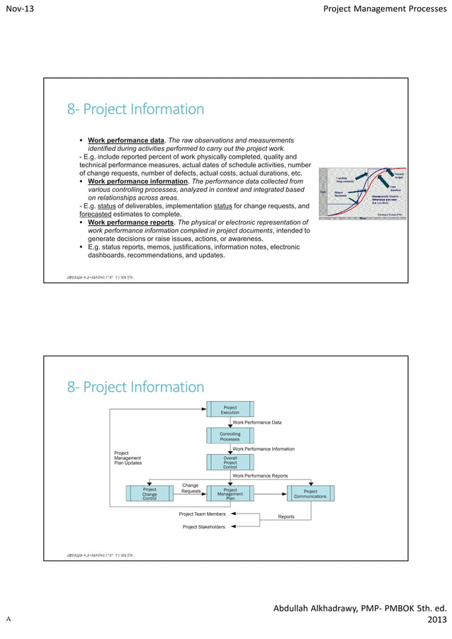 PMP PMBok 5th Project management processes | PDF | Business | Business ...