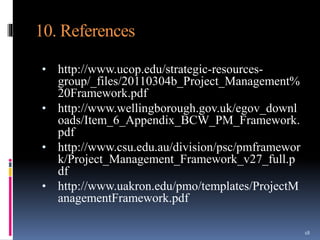 Project management process_framework | PPTX